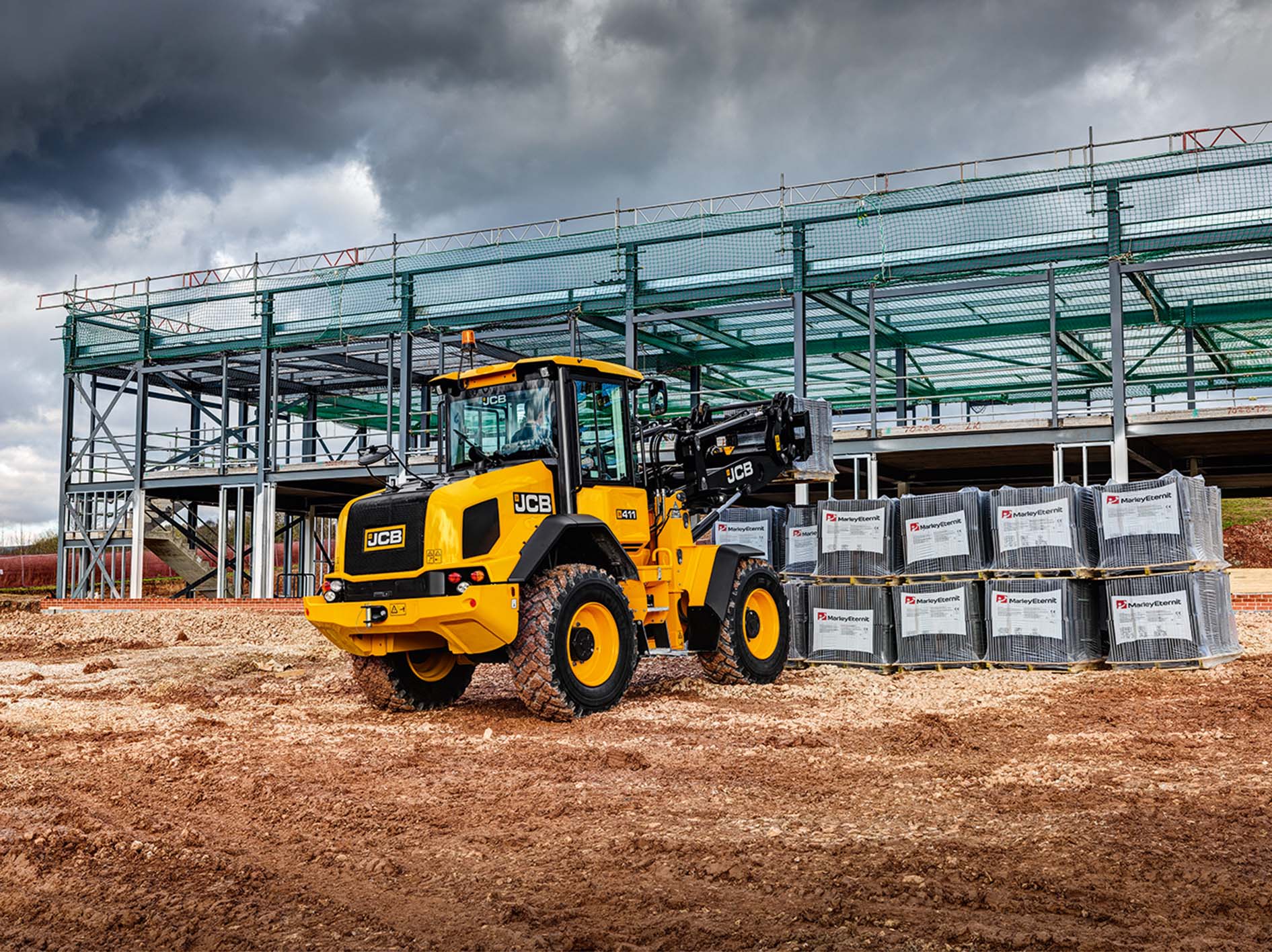 Pale gommate Jcb: maggiore comfort e controllo per le